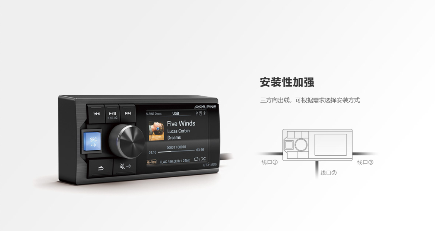 UTX-M06分體式高音質DSP媒體播放|-竹記貿易-產品資訊